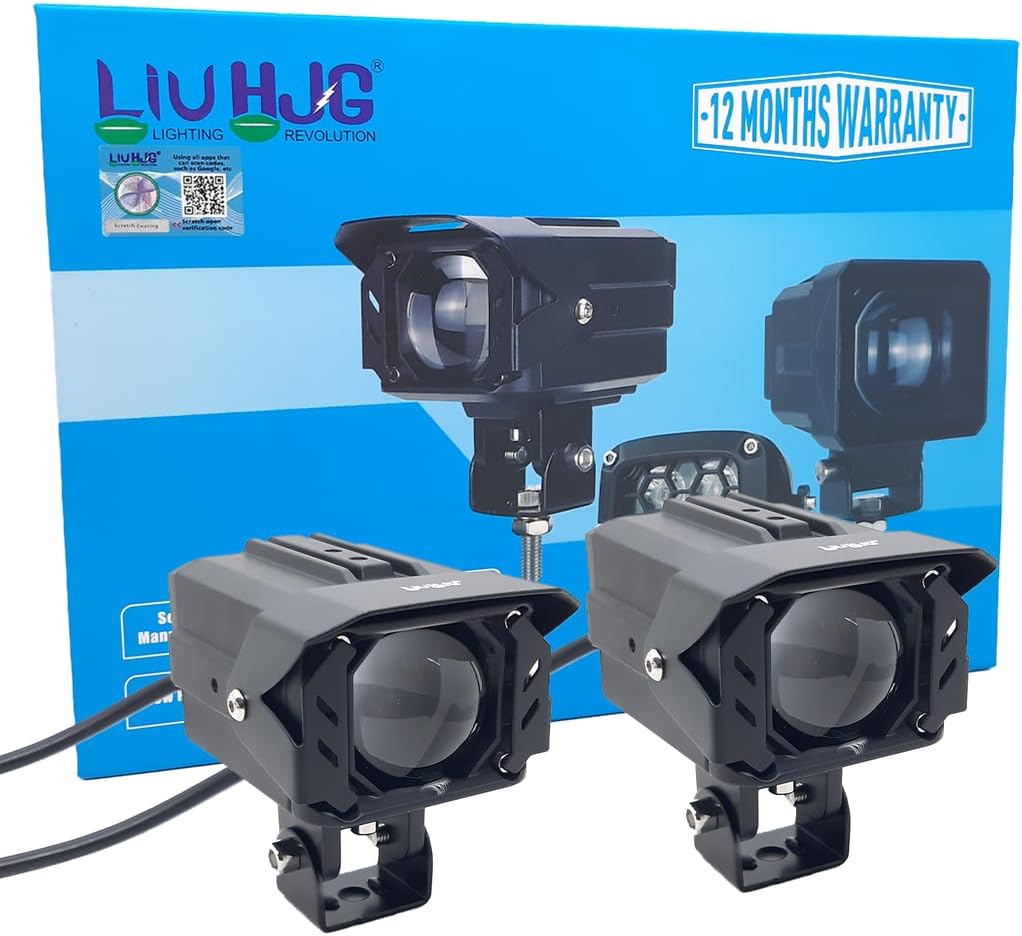 Hjg Motorcycle Halogen Fog Lights - Y Style : Amazon.in: Car & Motorbike