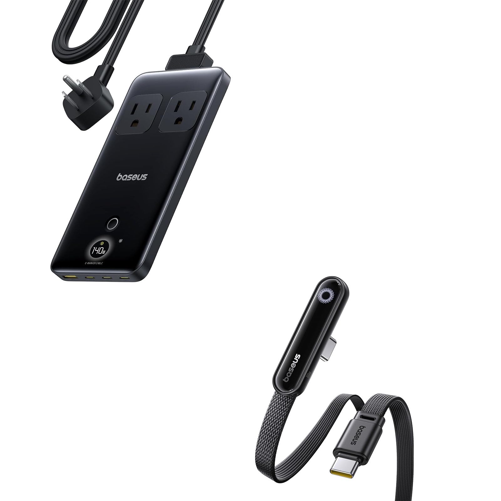 Amazon.com: Baseus Blade Charging Station 140W, 6-in-1 Compact USB C ...