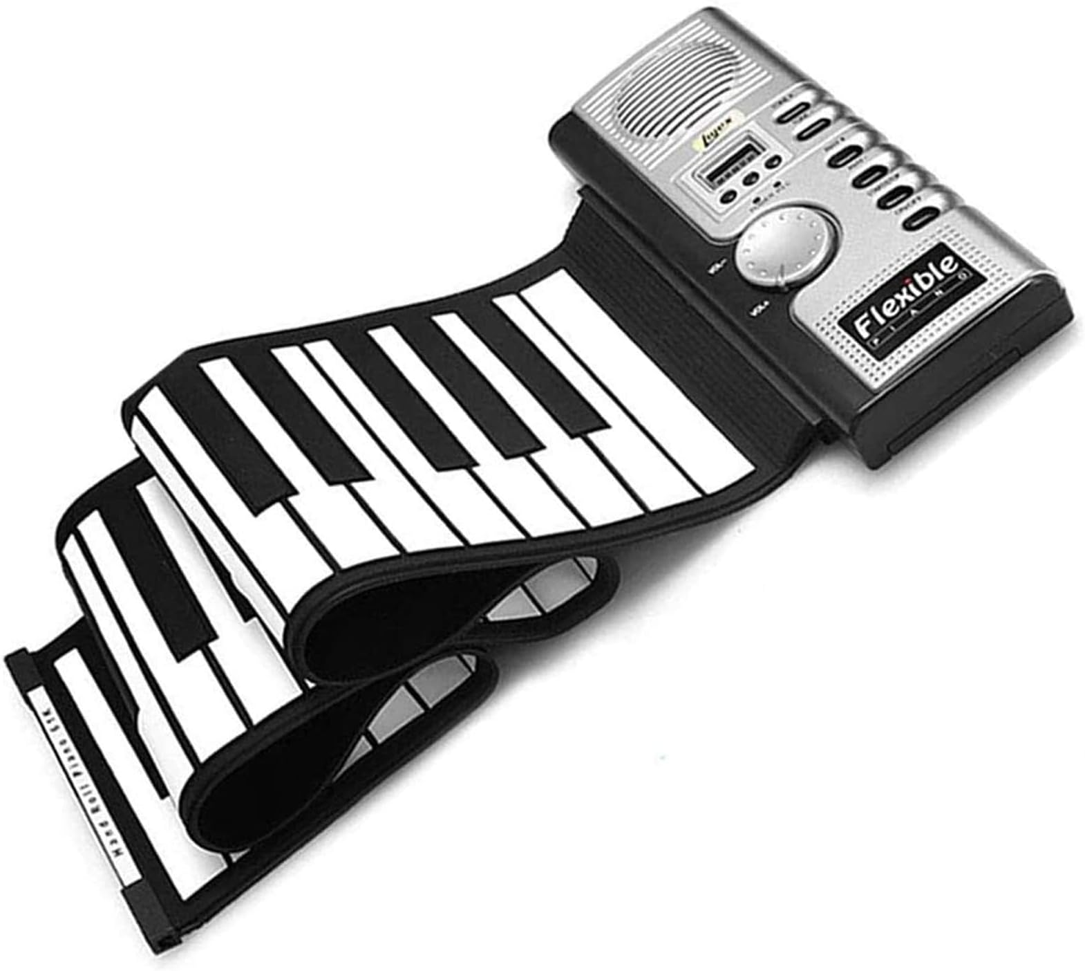 Lychee Portable Flexible 61 Keys Roll Up Soft Keyboard Piano MIDI ...