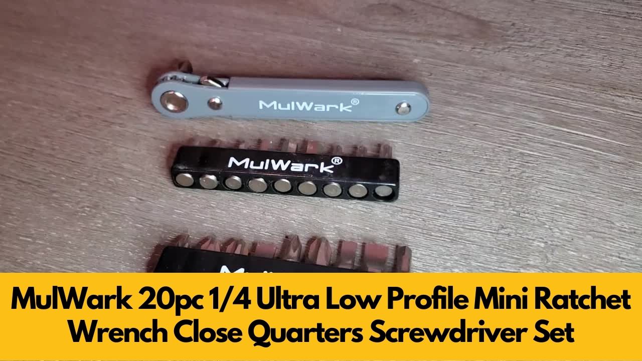 Watch MulWark 20pc 1/4 Ultra Low Profile Mini Set on Amazon Live