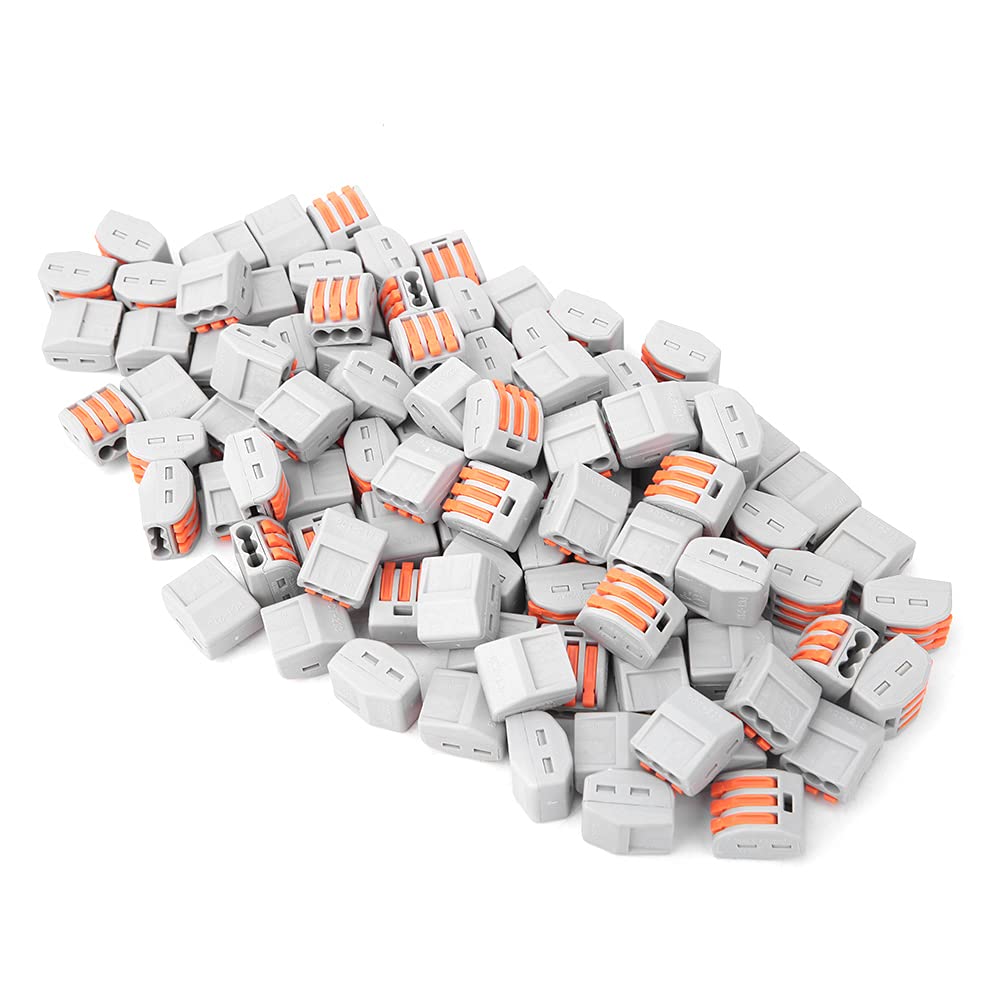 100Pcs Wire Connector PCT 213 Wire Connector PCT 213 3 Port Conductor ...