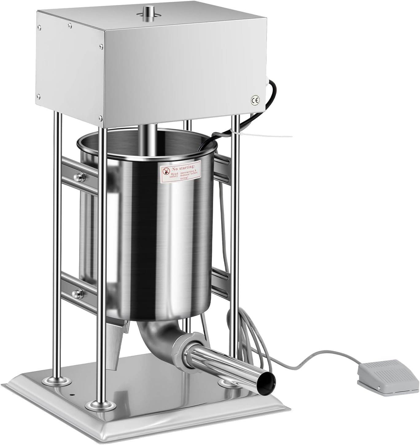 Amazon.com: KODOM Electric Sausage Stuffer 10L/15.4LB, Vertical Sausage ...