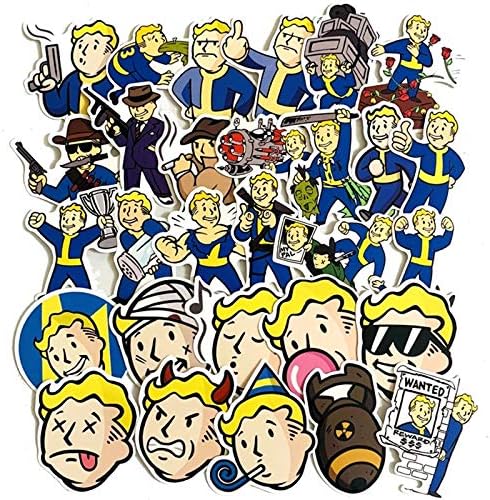 Fallout Stickers Decals Water Resistant For Laptops, Phones, Phone Case ...