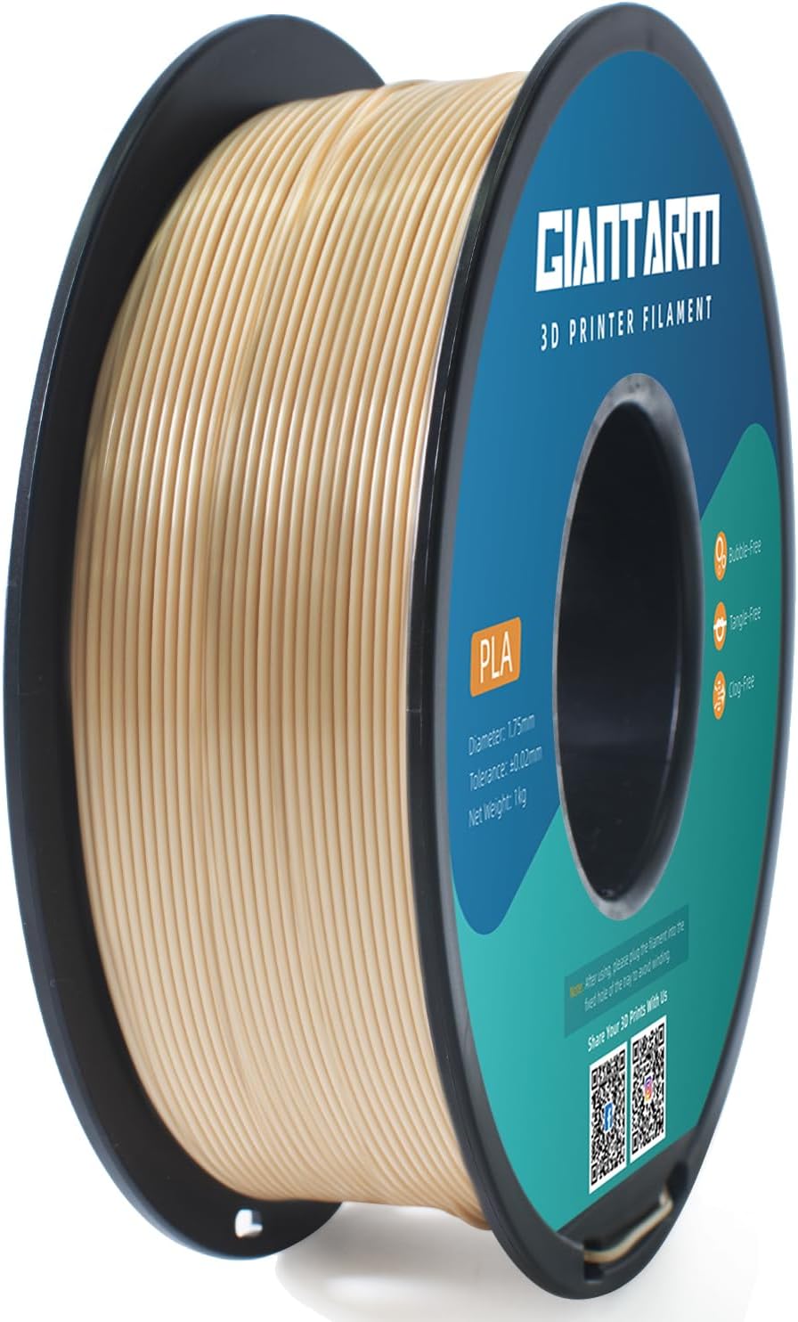 Amazon.com: GIANTARM 3D Printer Filament, Bone White Pla Filament, 1Kg ...