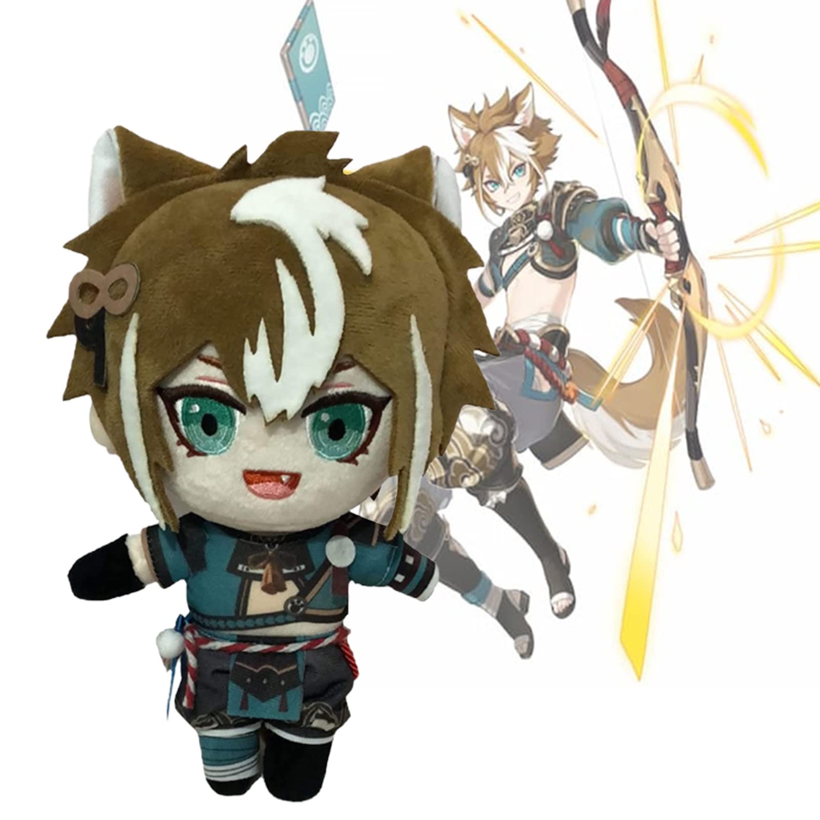 Xycdawn Genshin Impact Plush Toys Gorou Genshin Impact Plush Doll ...