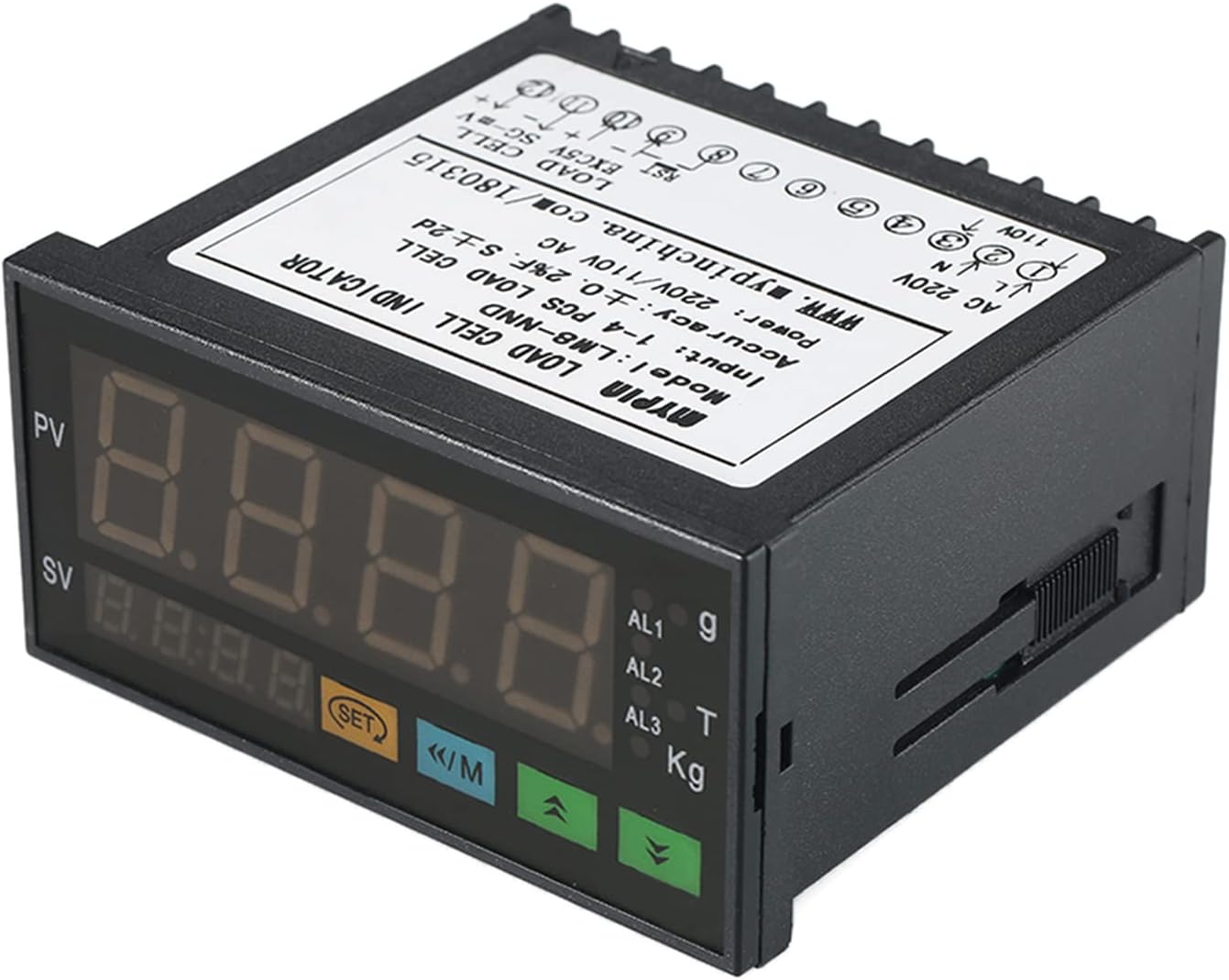 Amazon.com: dsfen Digital LED Display Weighing Meter Load-cells ...