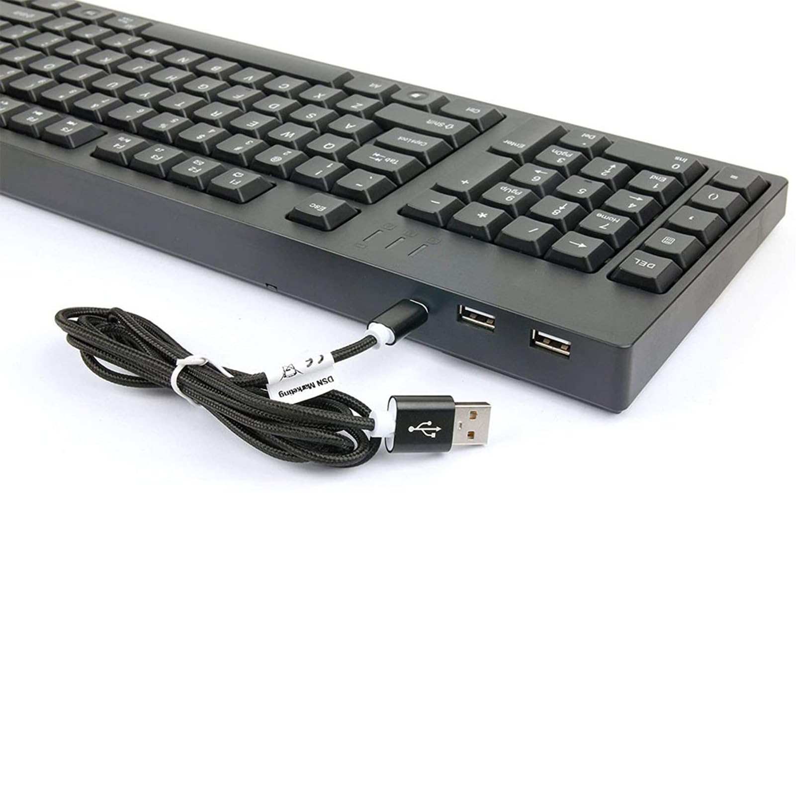 Multimedia Hotkey Keyboard Left-Handed Ergonomic Keyboard With Left ...