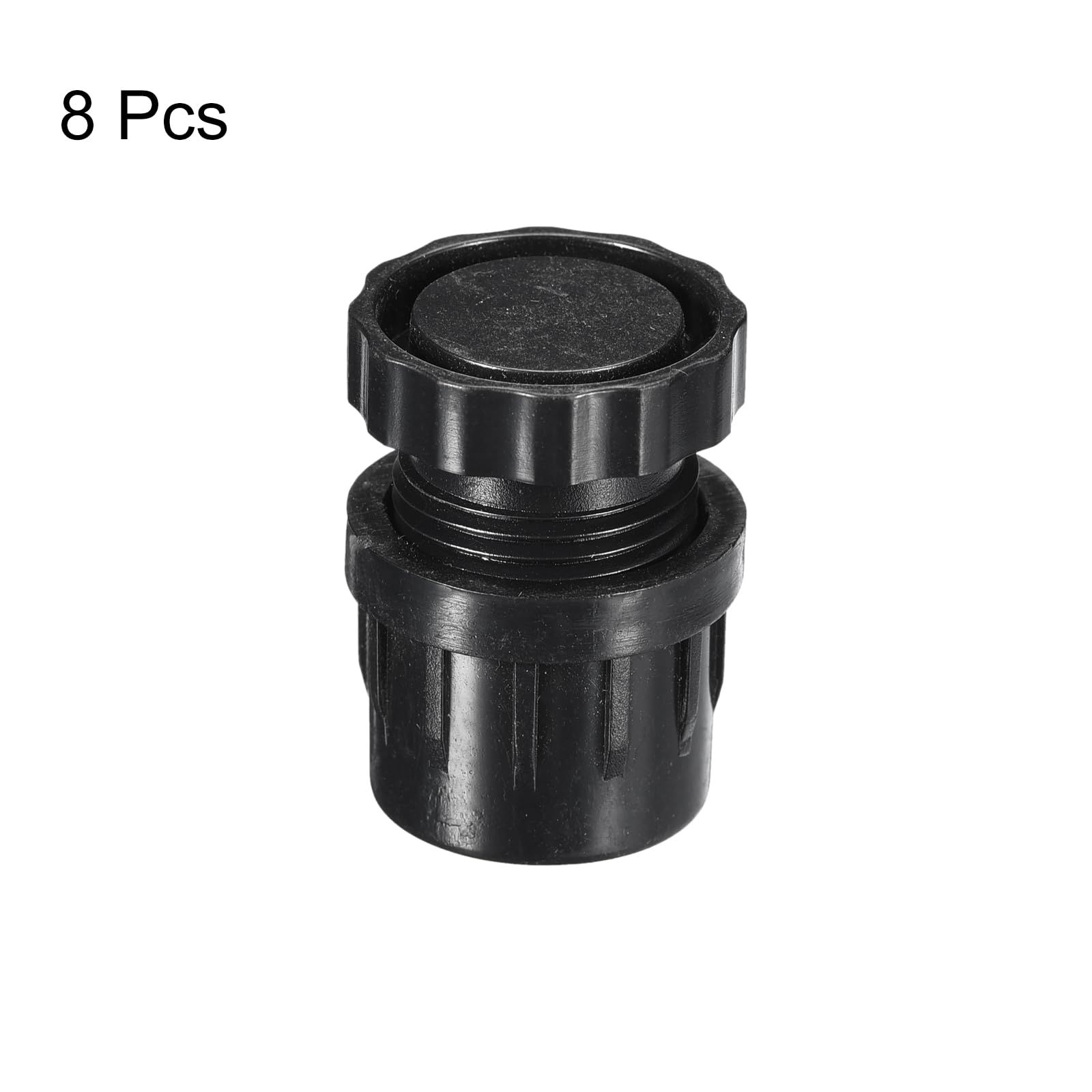 Adjustable Table Legs Uxcell 12-Pack Black Plastic Tube Inserts - M6 ...