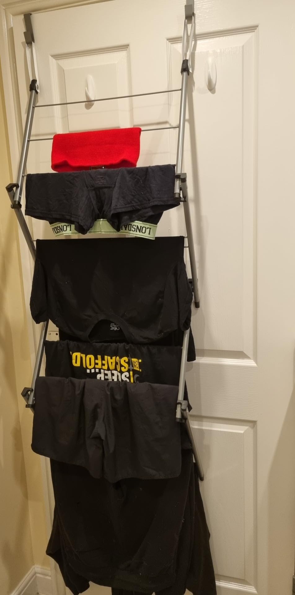 Rainberg Over The Door Hanging Clothe Airer, Easy to Pull and Open ...