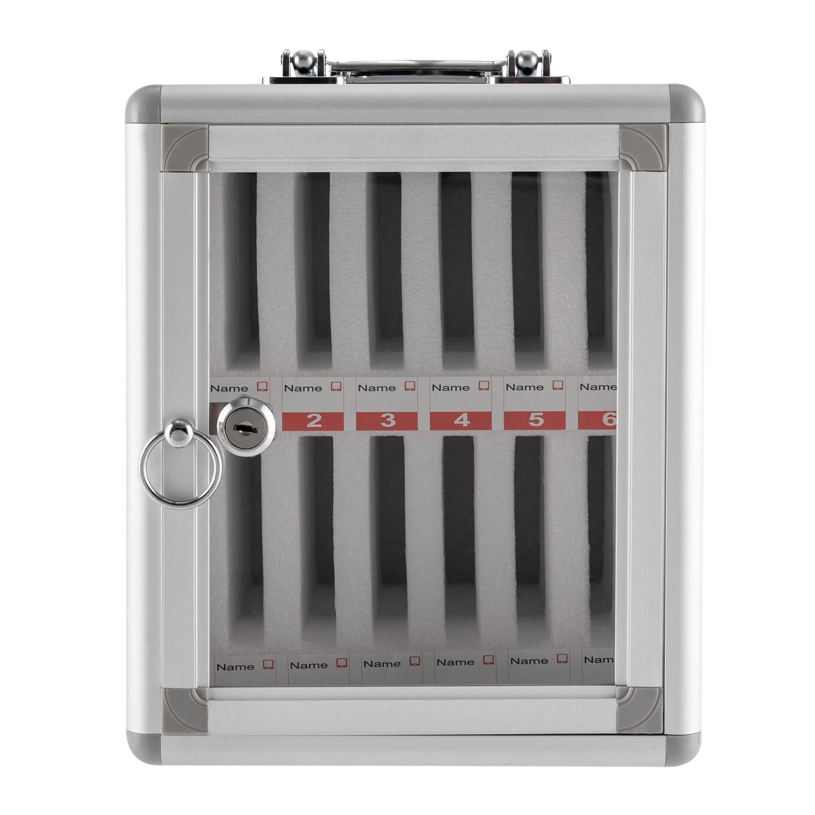 Amazon.com: DNYSYSJ 12 Slots Aluminum Alloy Cell Phones Storage Cabinet ...