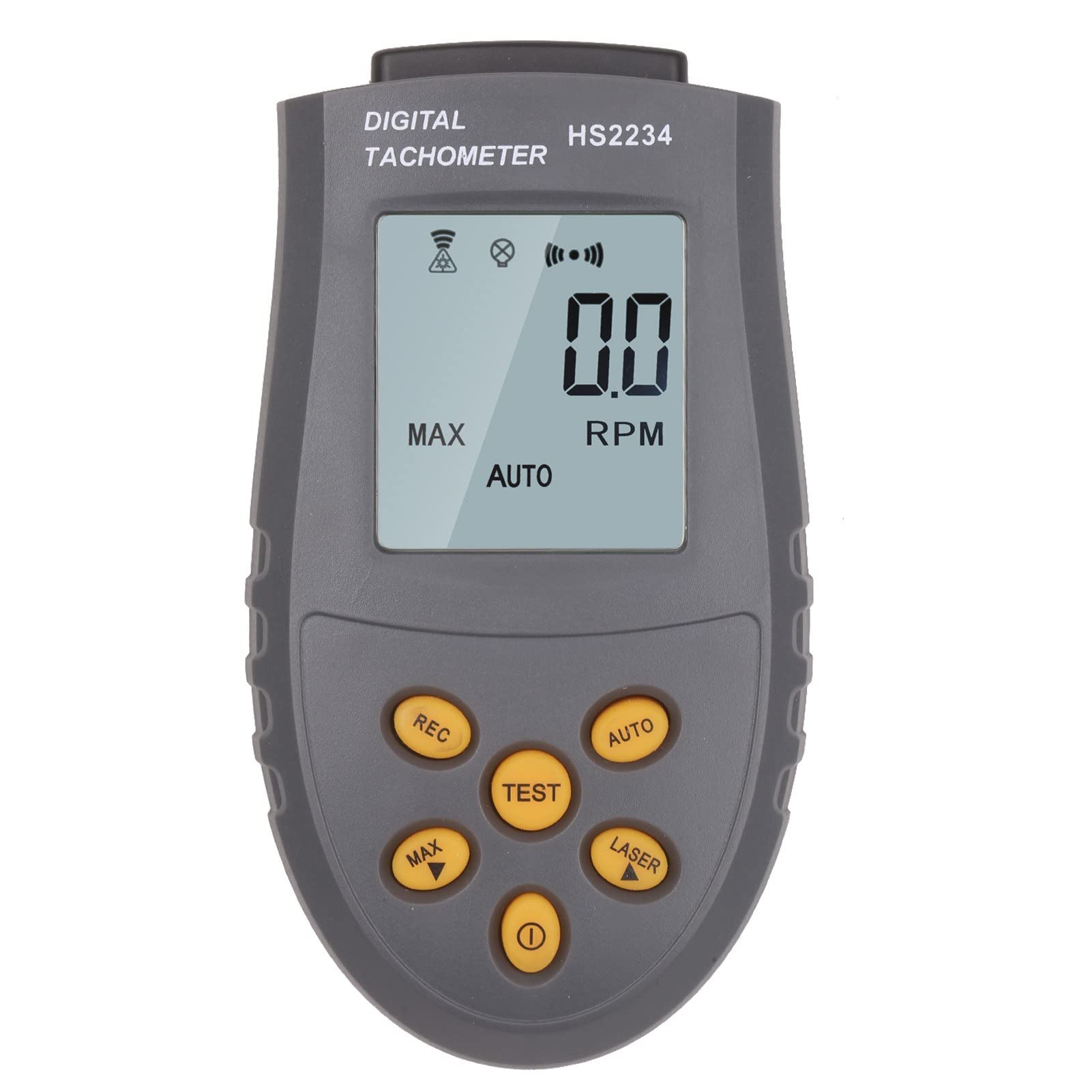 Buy Portable High-precision Digital Tachometer with Laser Manual ...