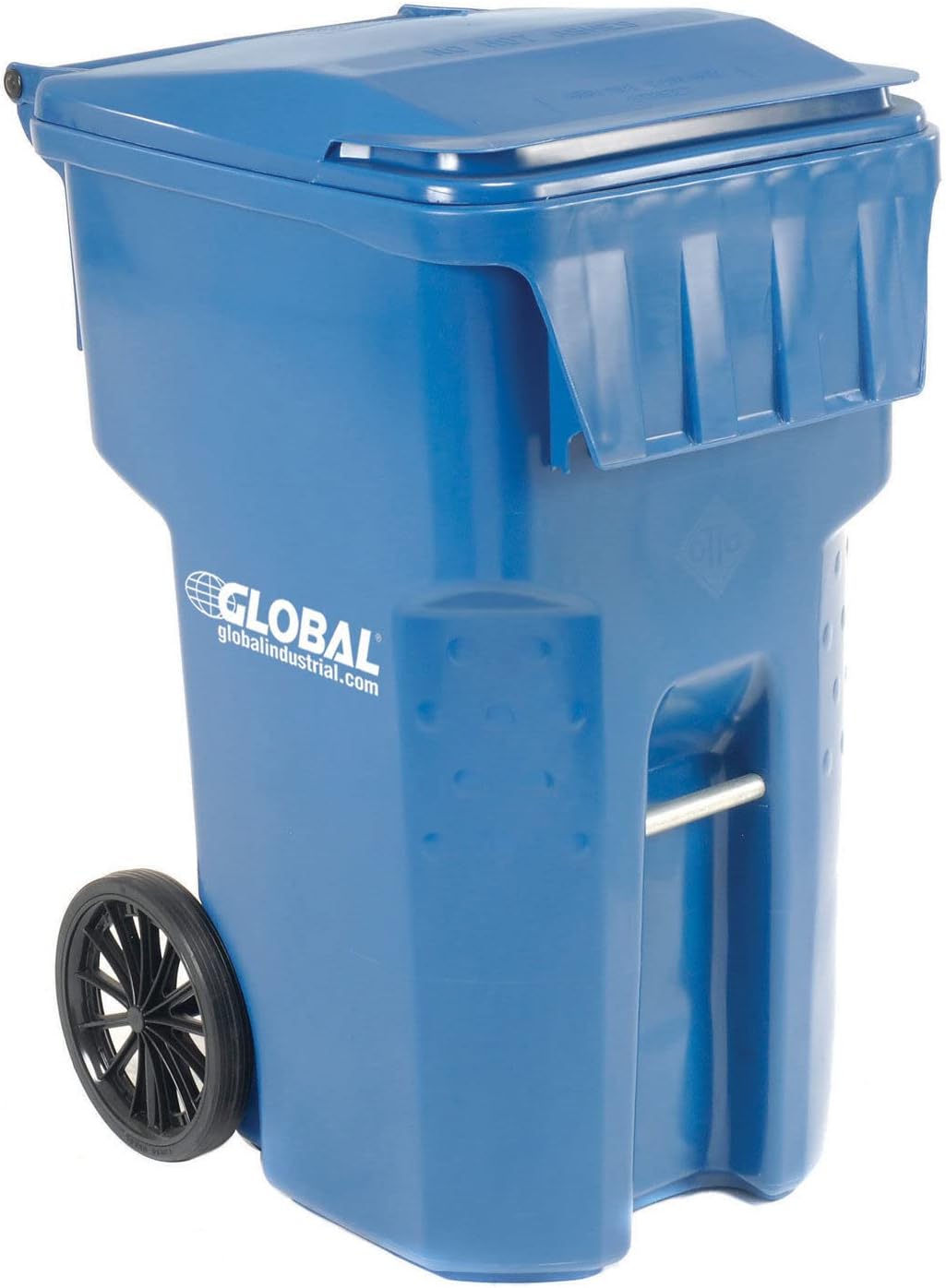 Amazon.com: OTTO Mobile Heavy Duty Trash Container, 95 Gallon, Blue ...