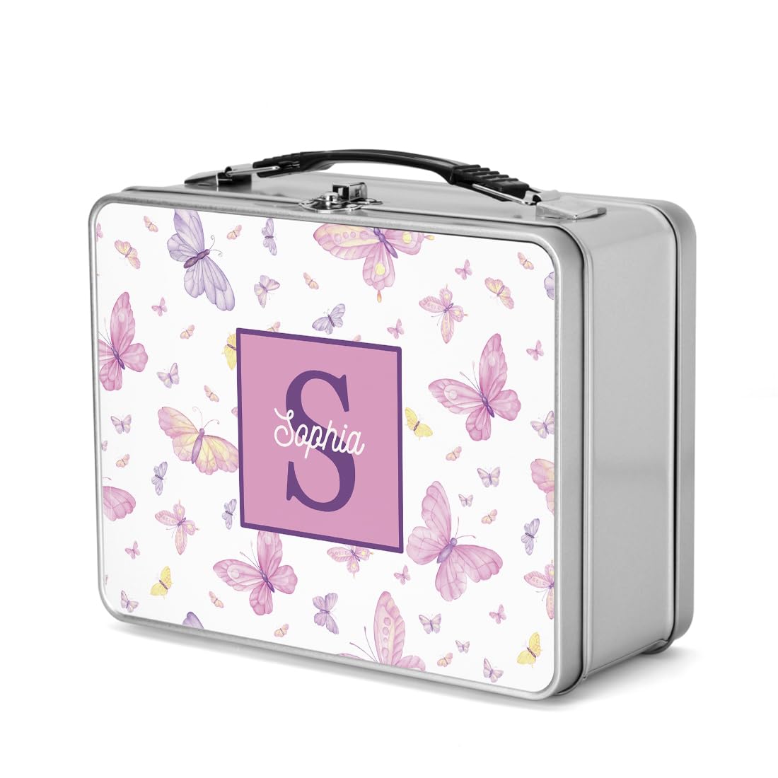 Amazon.com: Andaz Press Personalized Stainless Steel Lunch Box Kids, 8. ...