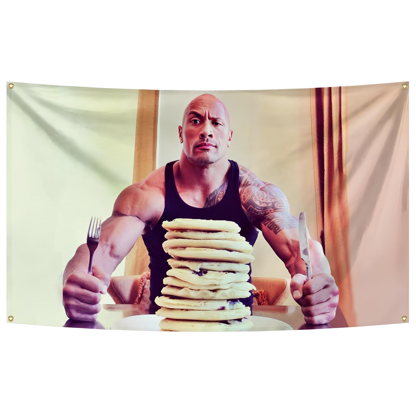 Dwayne Johnson Pancakes Dwayne 'The Rock' Johnson's Crazy Cheat Meals