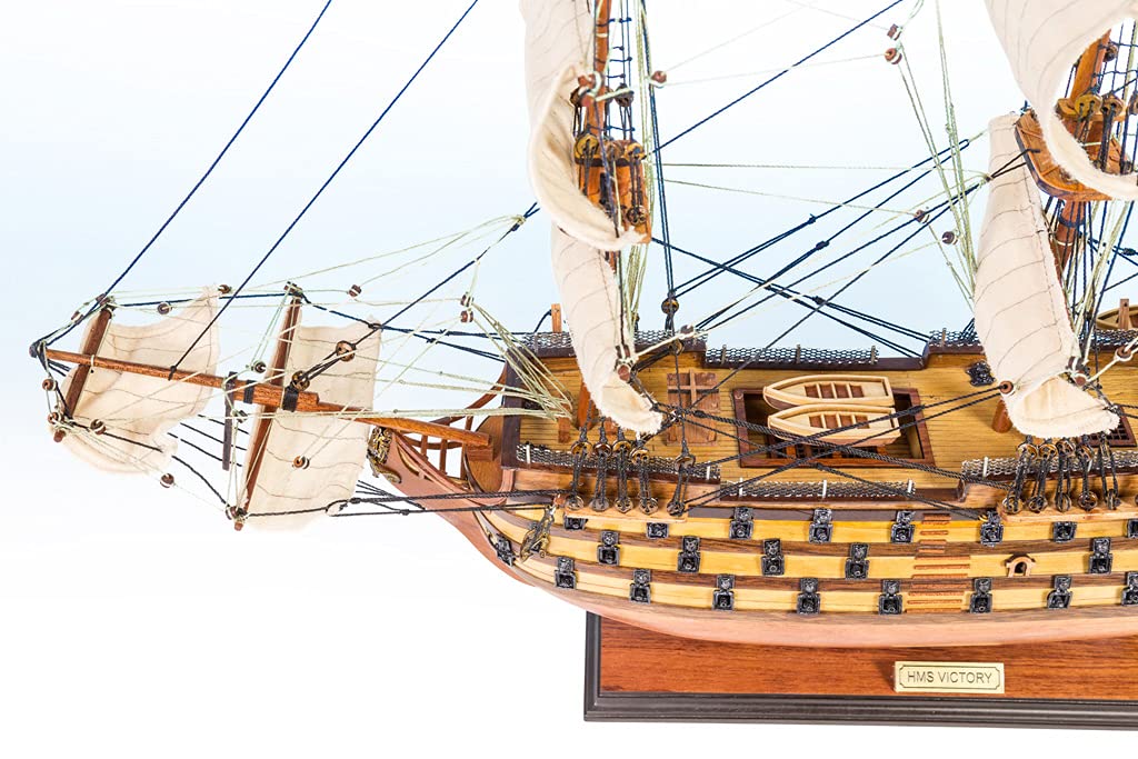 Buy Seacraft Gallery HMS Victory Model Ships 17.7"- Fully Assembled ...