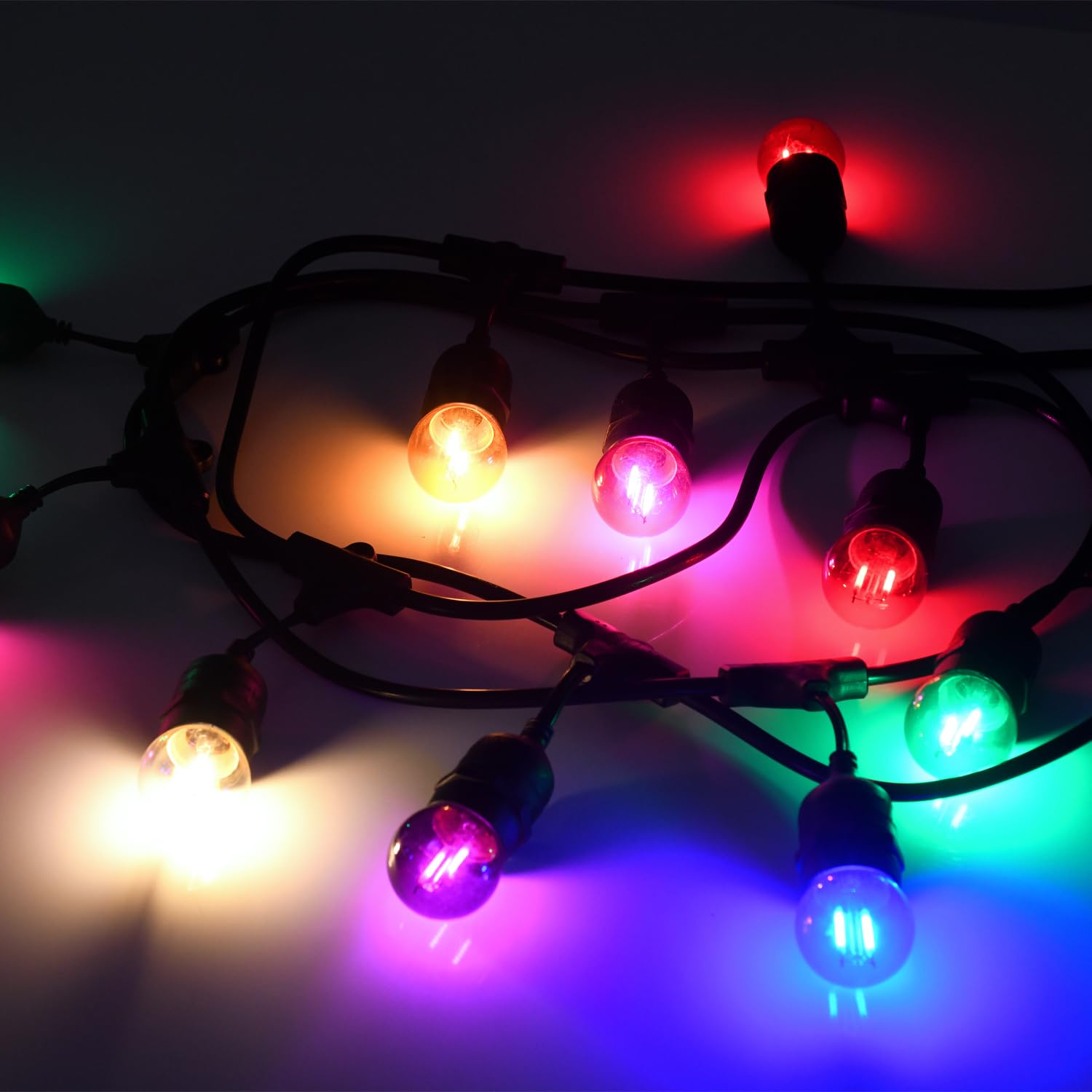 Snapklik.com : G40 Green Color Bulb,E26 Base,1W Mini Globe LED Bulb ...