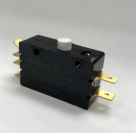 Suns S-19e Pin Plunger Snap Action Micro Switch: Electronic Component ...