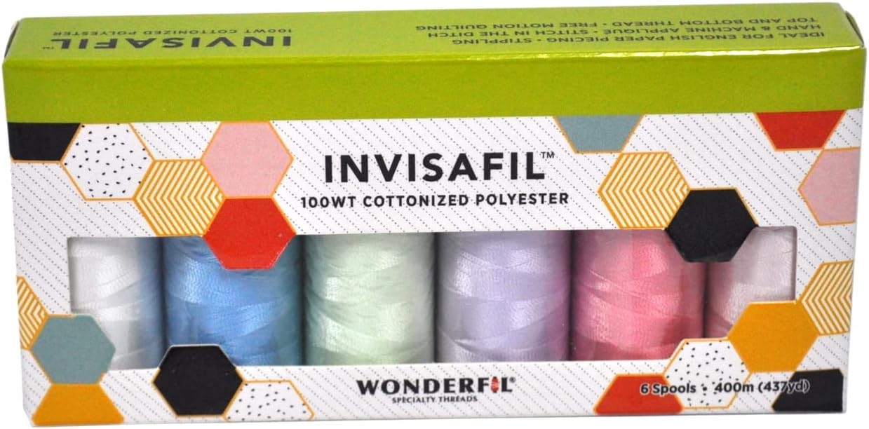 Amazon.com: WonderFil Specialty Threads Invisafil Thread Mini-Packs ...