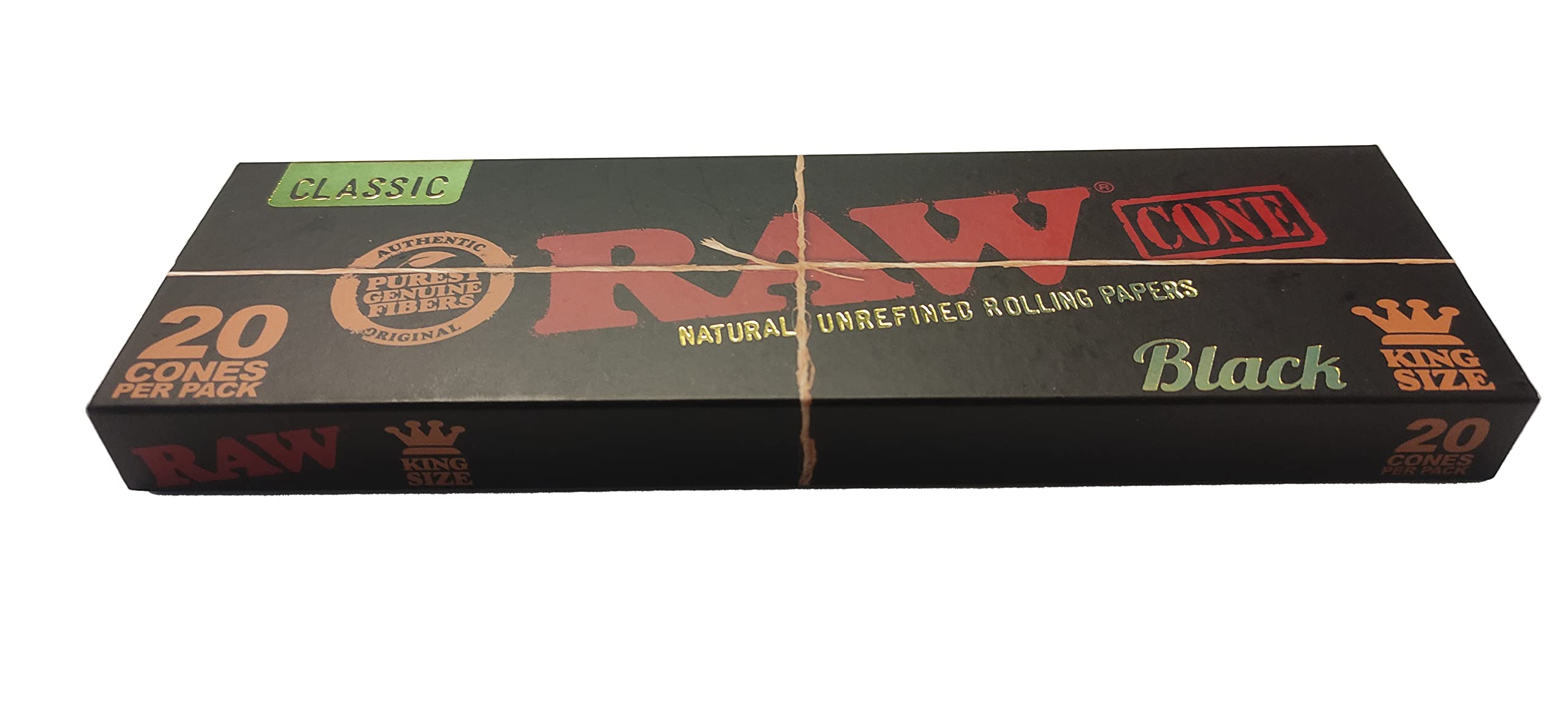 RAW Black Cones King Size - 20 Cones : Amazon.co.uk: Home & Kitchen