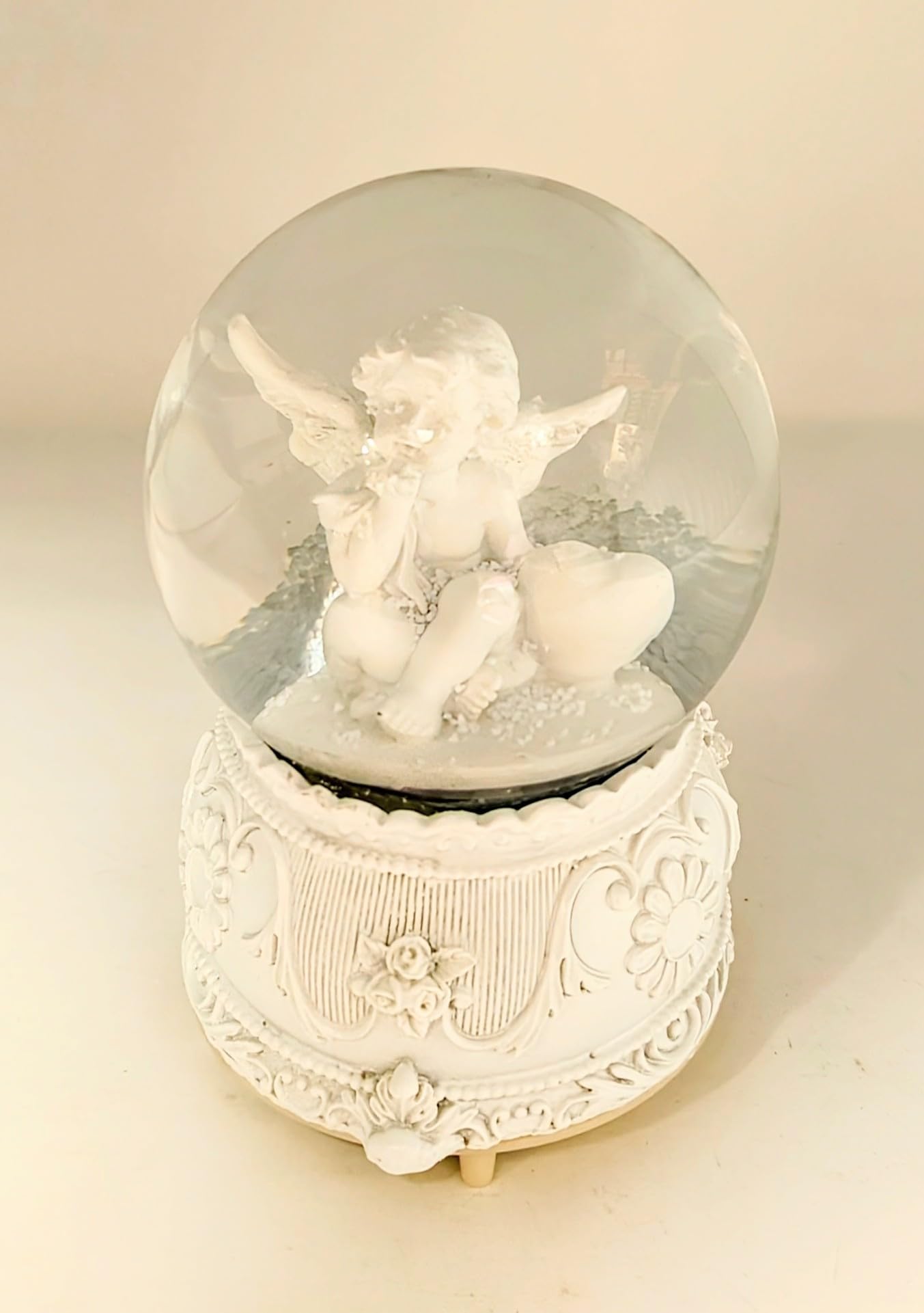 Cherub Snow Globe