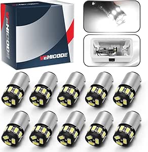 VehiCode 1076 1142 LED Bulb RV Interior Ceiling Dome Light Bright White ...