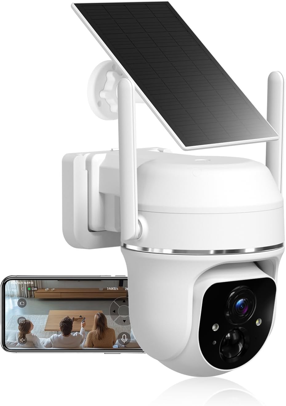 Amazon.com : Vicohome 2K Solar Wireless WiFi Security Cameras Outdoor ...