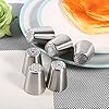 Amazon.com: Extra Large Piping Tips Set, Stainless Steel Cake ...