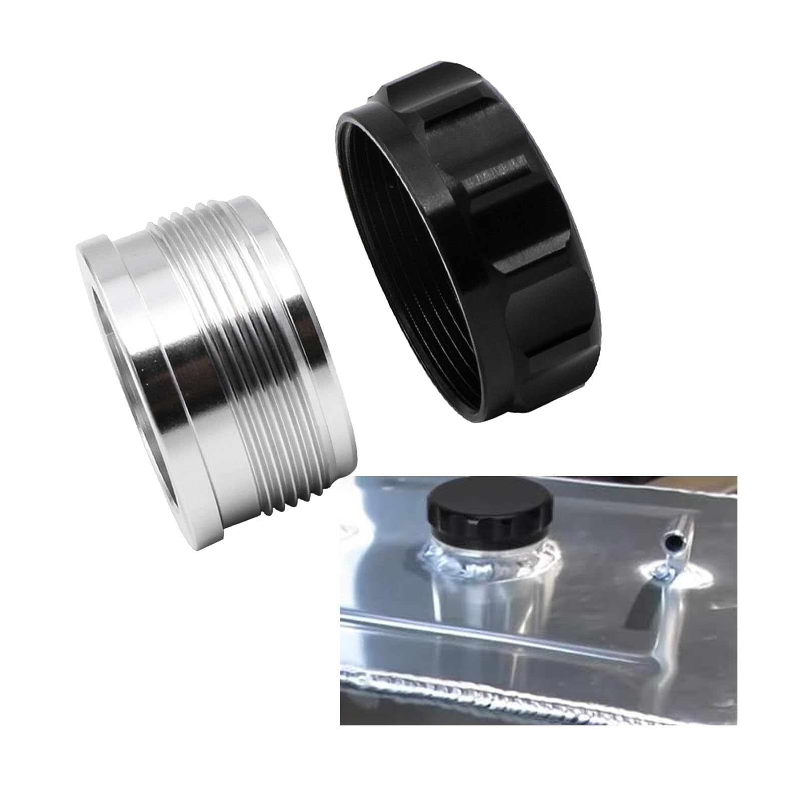 Amazon.com: Sodcay 1 PC Car Fuel Tank Cap, 2.0"/51mm Metal Welded Water ...