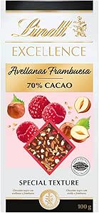 Lindt - Tablette Framboise Noisettes 70% de Cacao EXCELLENCE - Chocolat ...