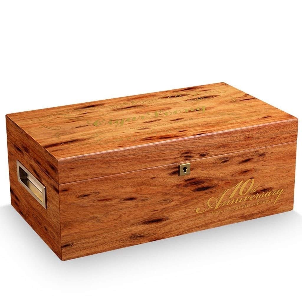 Buy XSWZAQ Cigar Humidors Box for 50-60 Cigars Handmade Wooden Cigar ...
