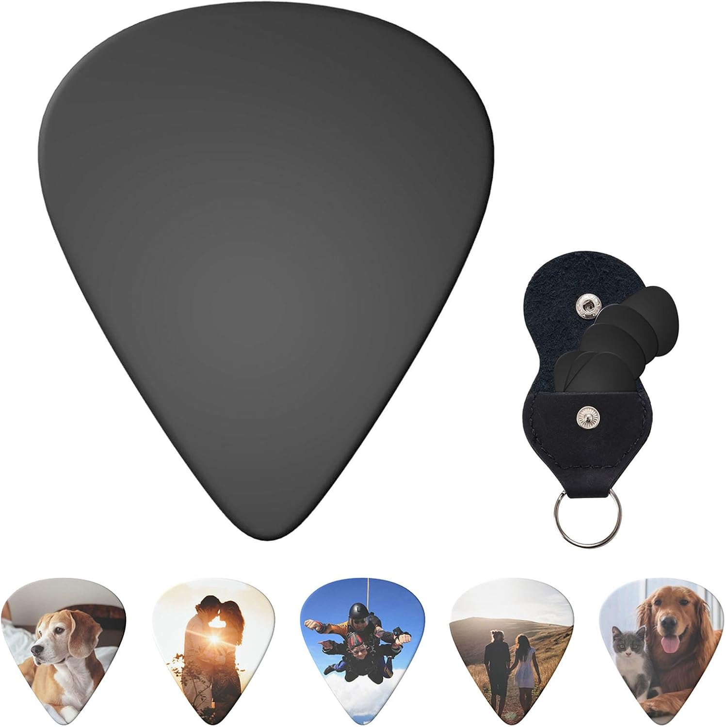 Personalized Guitar Picks 6-pack Design Your Own Name Text Photo Logo ...