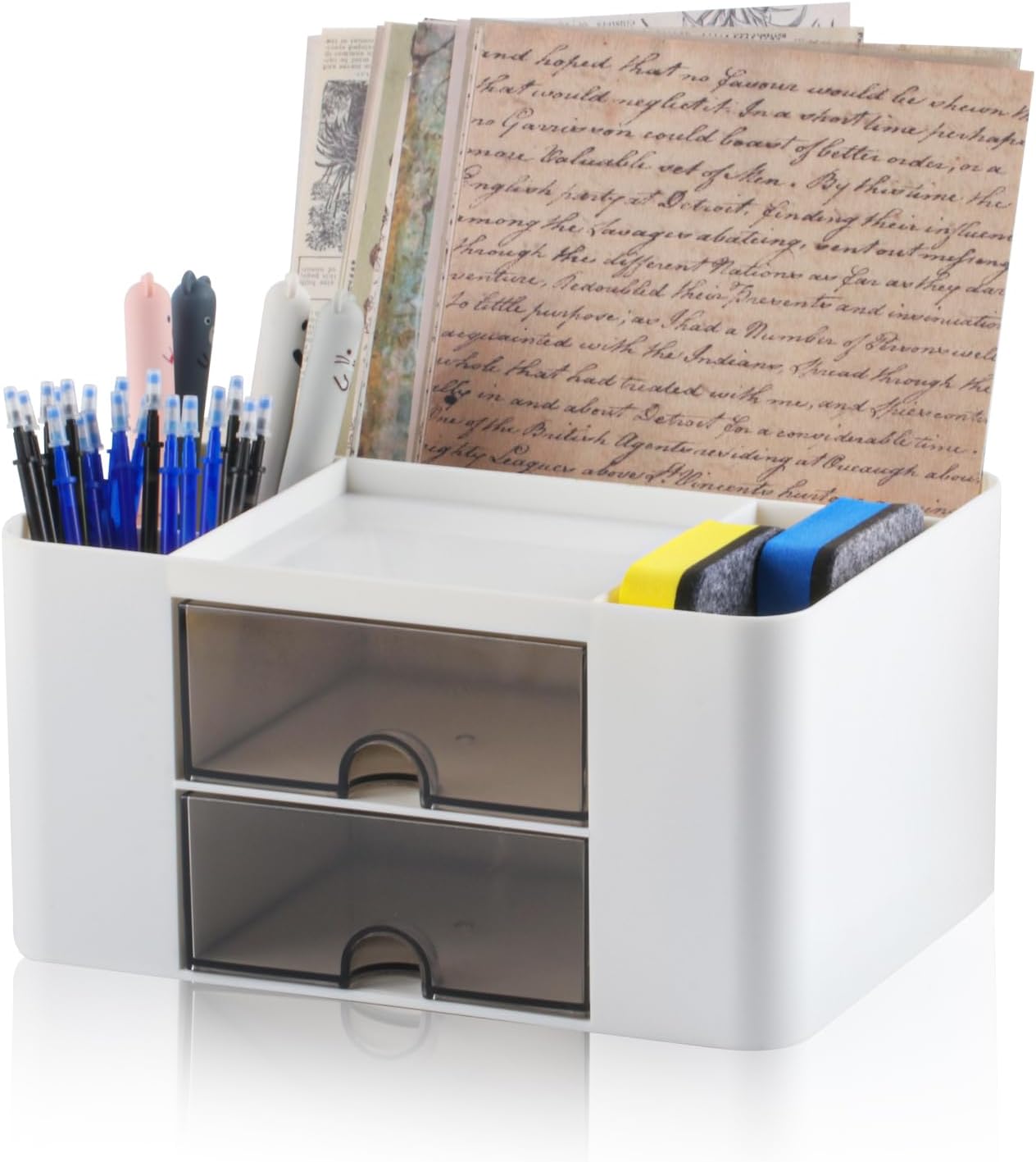 Desk Organiser, Desk Tidy Organiser, Desk Organiser with Drawer, Office ...