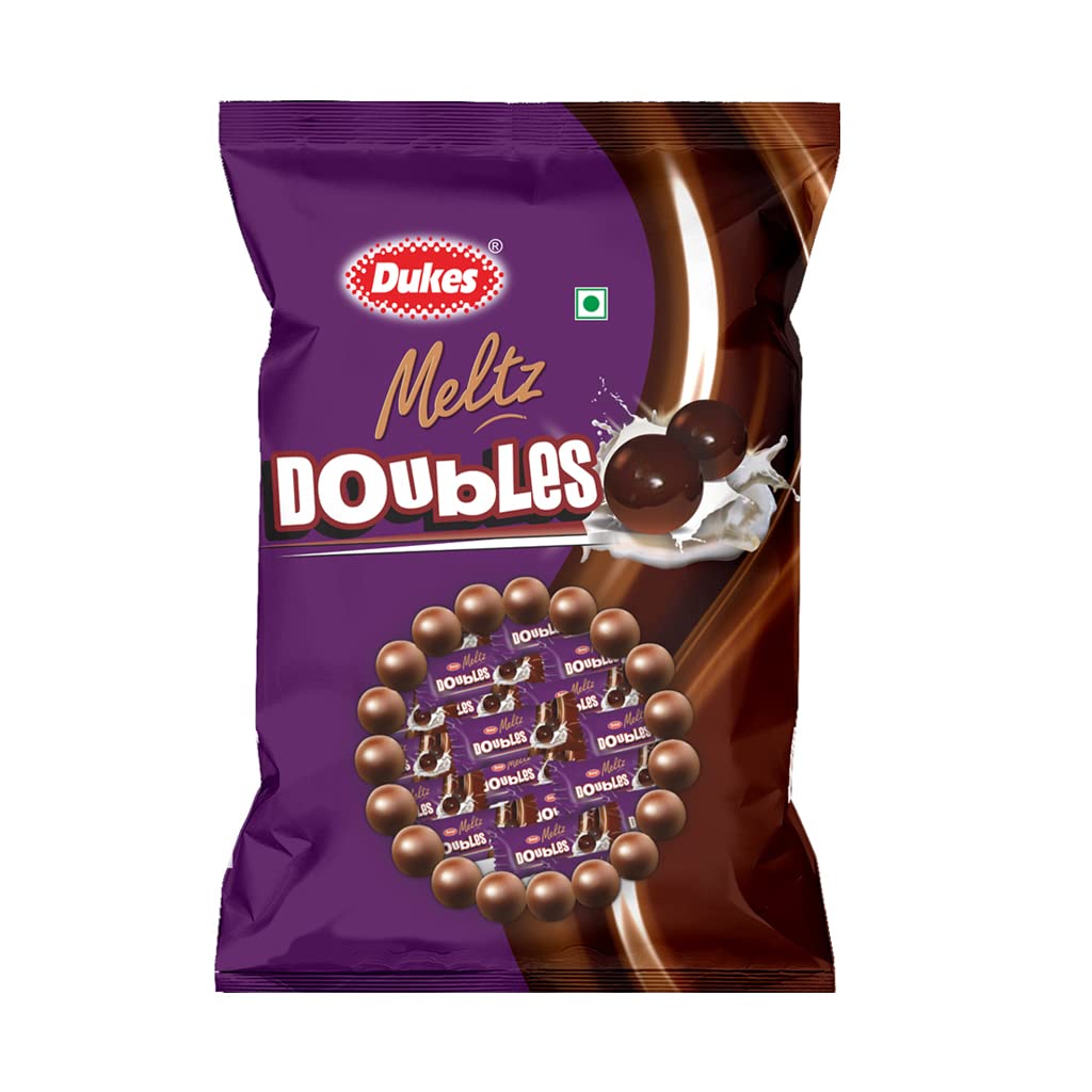 Dukes Chocolate Meltz Doubles - 144g (4.8g * 30 Units) : Amazon.in ...
