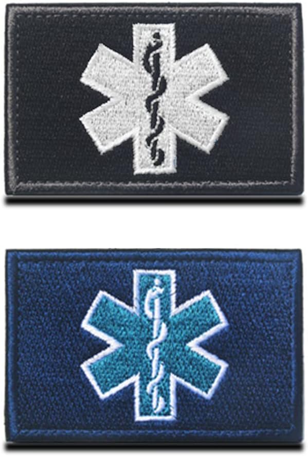 Amazon.com: EMT EMS Paramedic Medic Patch [2PC - Hook Fastener ...