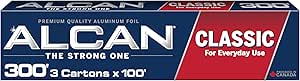 Amazon.com: ALCAN Aluminum Foil Classic, 12 Inches x 100 Feet 3-Count ...