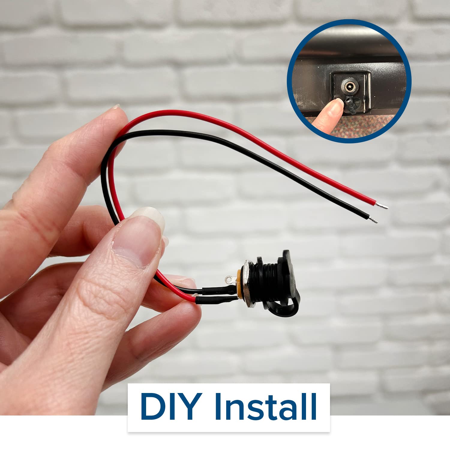 Snapklik.com : AlveyTech 2-Wire Coaxial Charging Port - For Razor MX125 ...