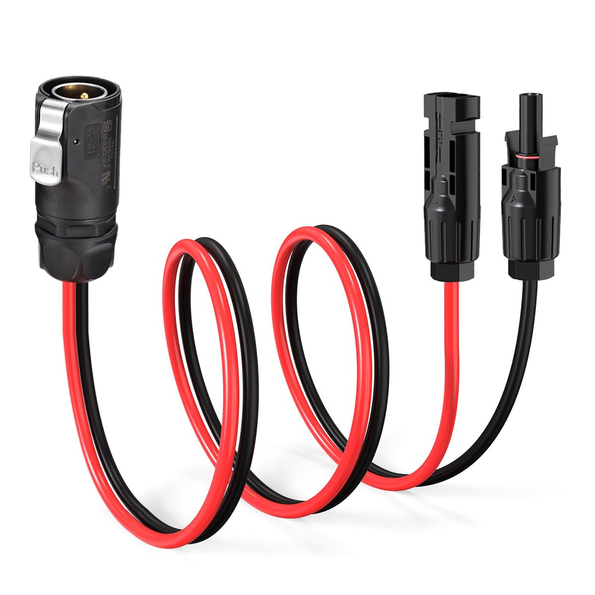 Amazon.com: ELFCULB 10AWG 2 Pin Power Industrial Circular Connector to ...