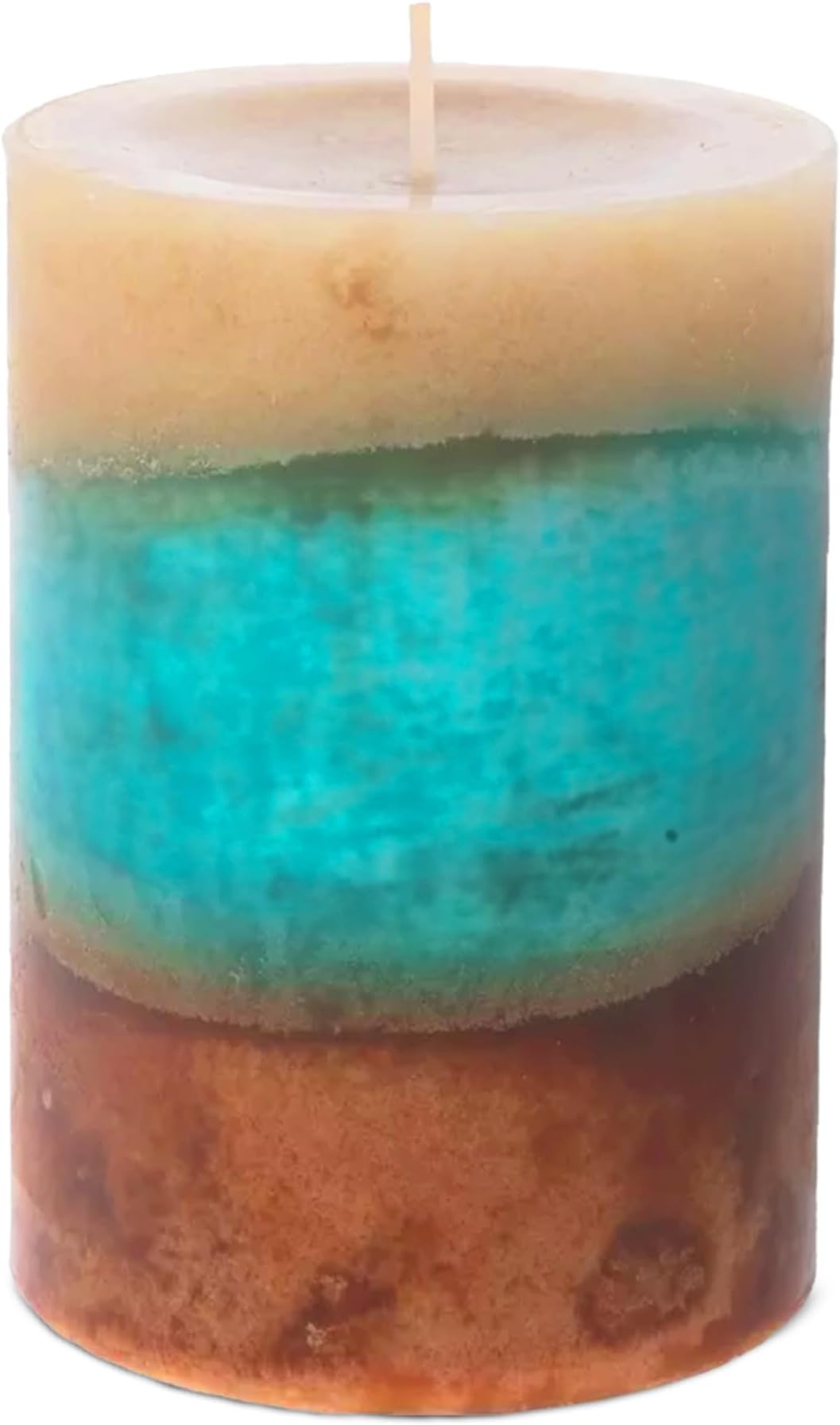 Amazon.com: BOLSIUS Amber Shimmer Metallic Pillar Candles 4 Pack - 2.75 ...