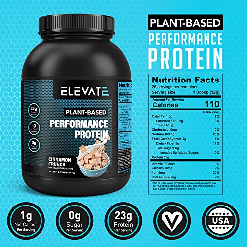 Snapklik.com : Elevate Plant Based Vegan Protein Powder