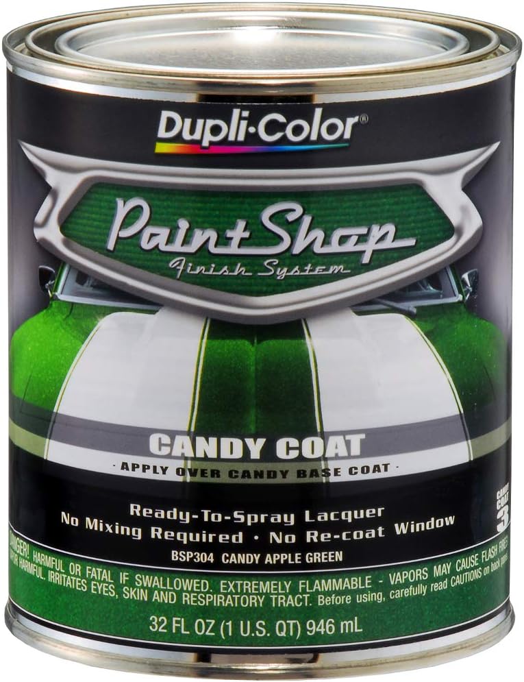 Dupli-Color BSP304 Candy Apple Green Paint Shop Finish System - 32 oz ...
