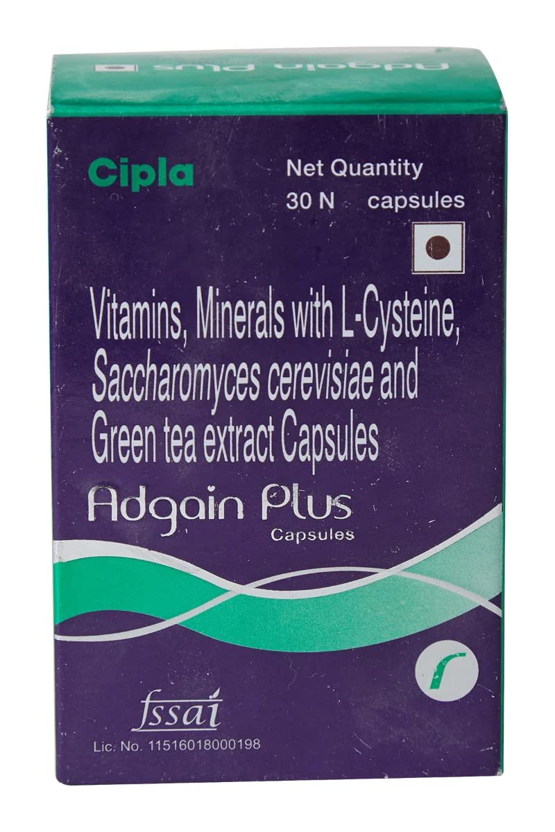 Adgain Plus - Pack of 30 Capsules : Amazon.in: Health & Personal Care
