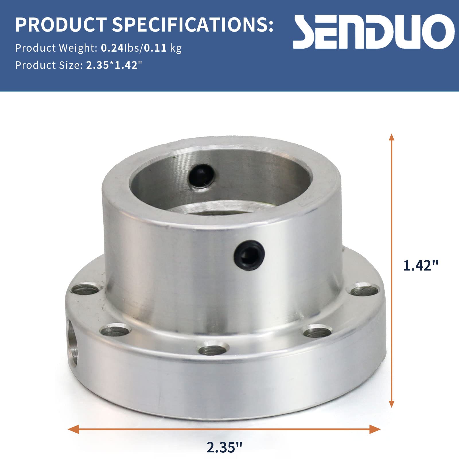Snapklik.com : SENDUO Woodworking 2.5" Lathe Faceplate