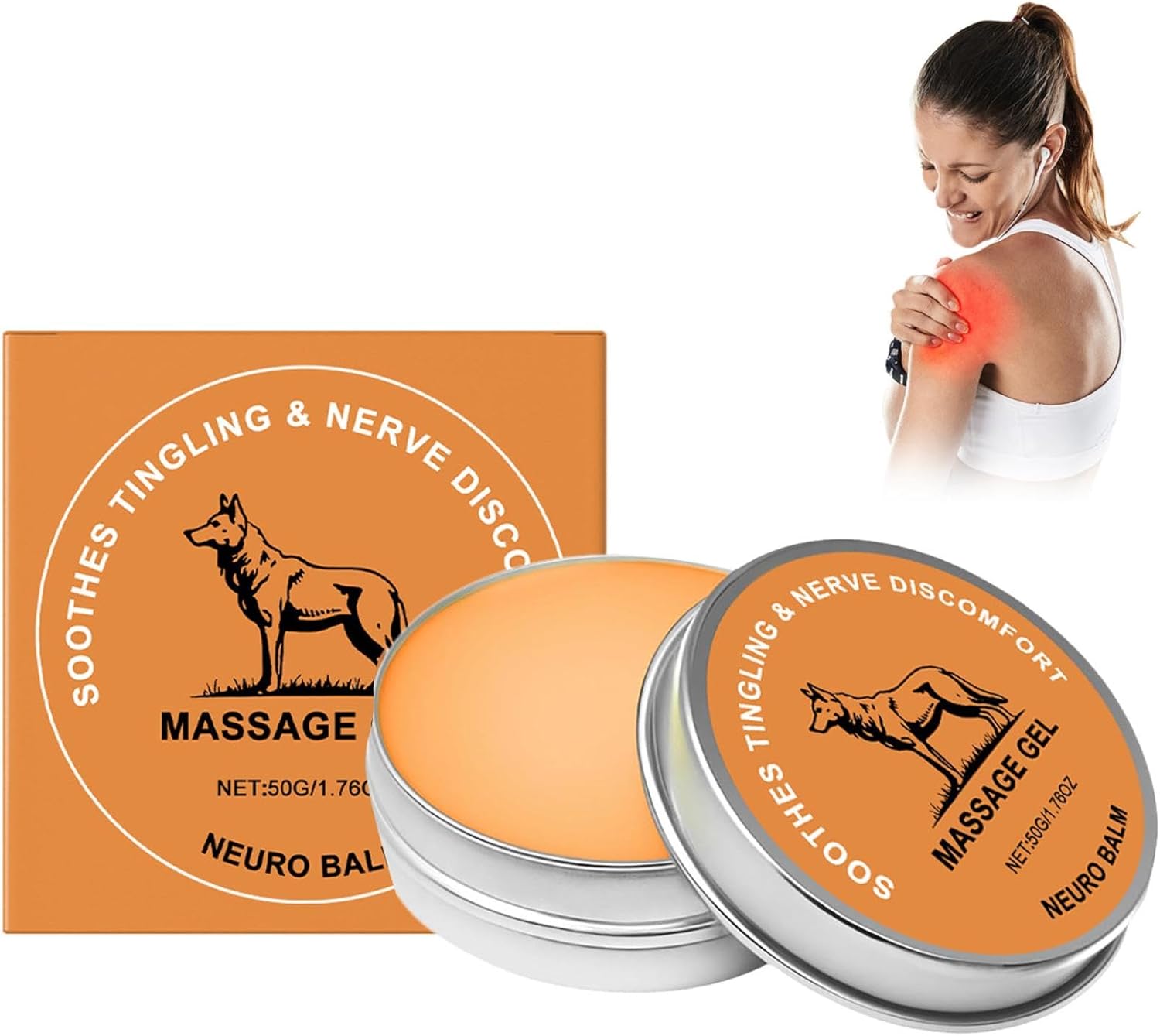 Therawolf Neuro Balm, Joint & Muscle Soothing Cream, Natural Nerve ...