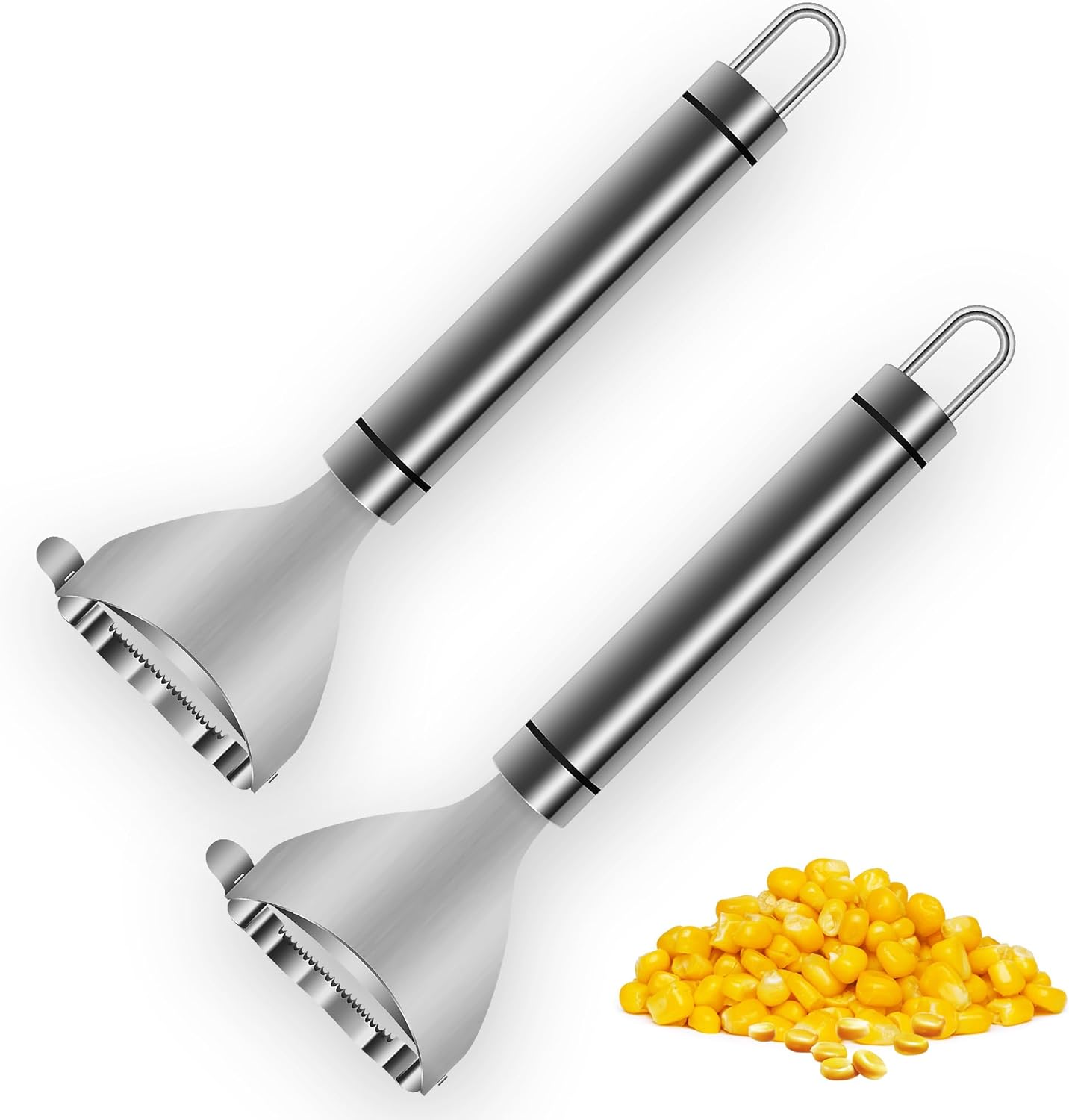 Amazon.com: M Jingmei 2pcs Corn Peeler for Kitchen, Corn on the Cob ...