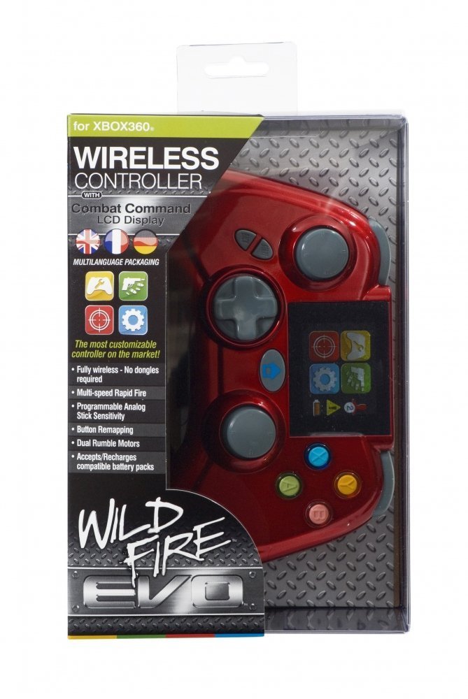 Buy Turbo Fire EVO Wireless Controller - Red - Xbox 360 Online at Low Prices in India | Datel ...