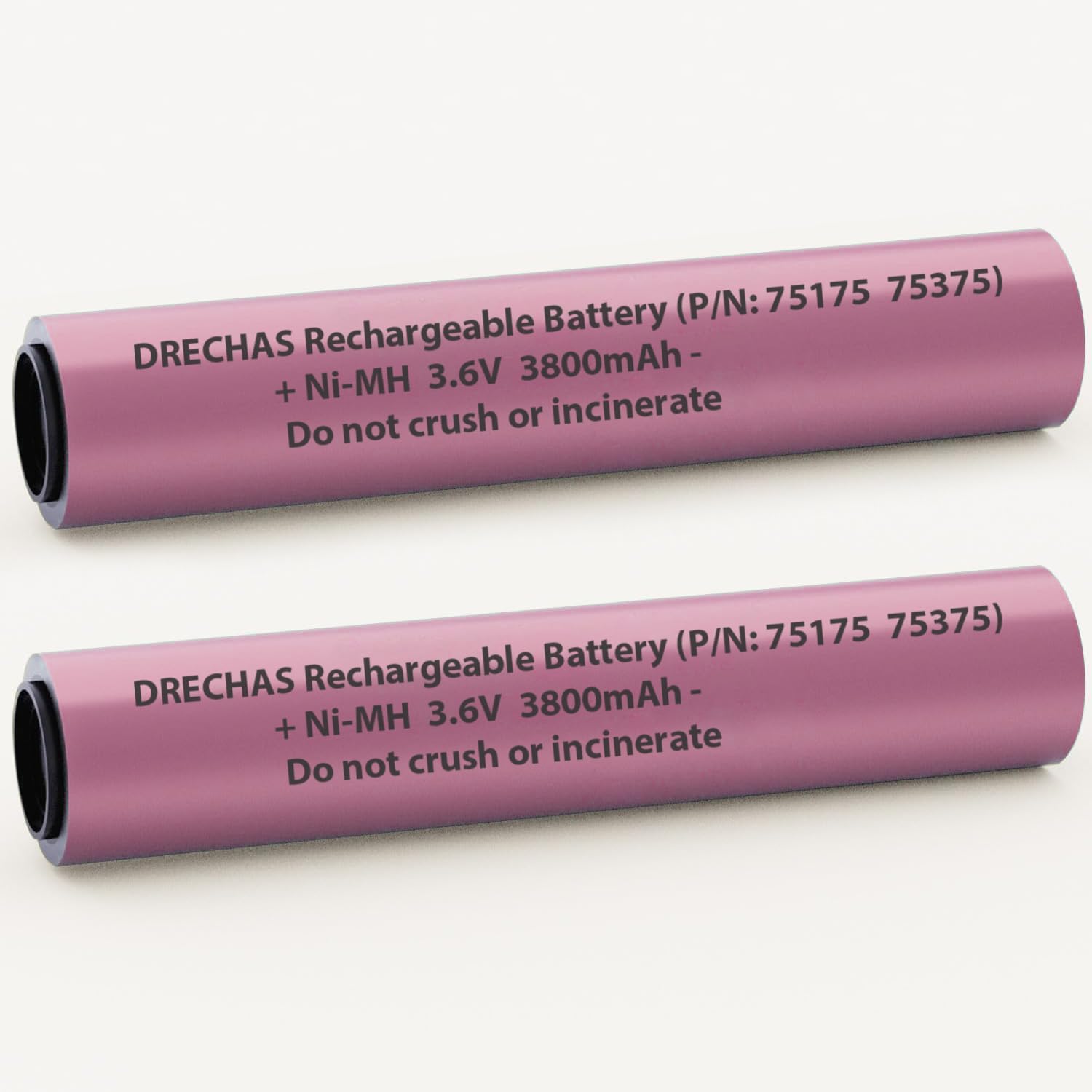 Amazon.com: DRECHAS for Streamlight Battery 75175 (3800mAh), 3.6V Ni-MH ...
