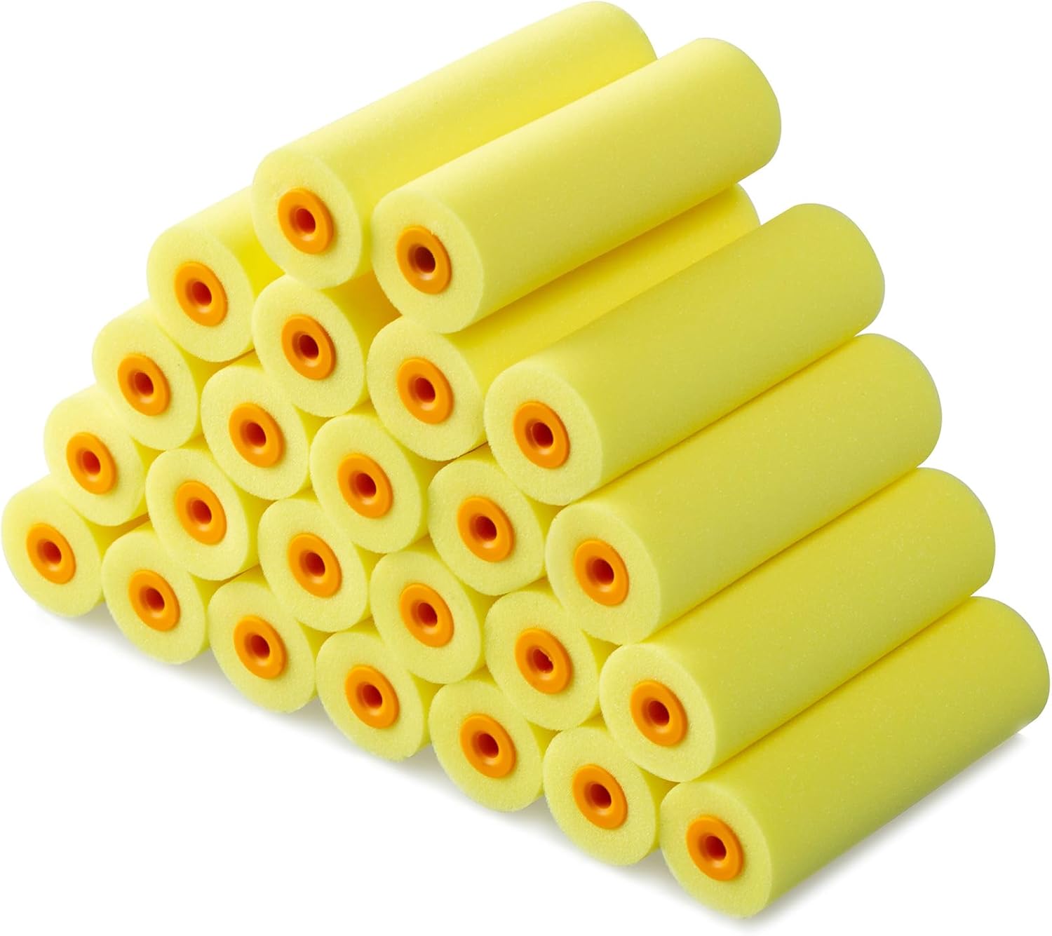 Voomey 4 Inch Foam Paint Roller, High Density Flat Head Foam Mini Paint ...