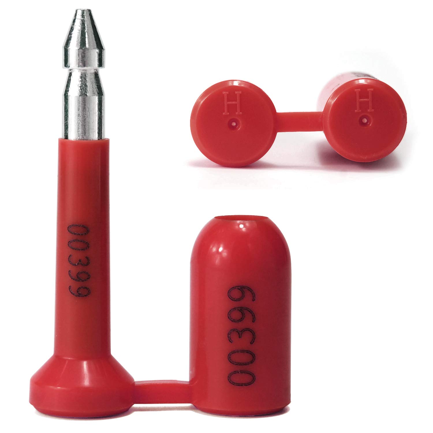 Snapklik.com : Leadseals Red Bolt Seals High Security Cargo Container ...