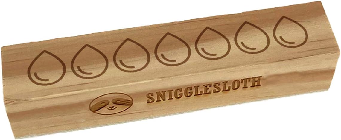 Amazon.com: Water Droplet Hydrate Hydration Habit Tracker Rectangle ...