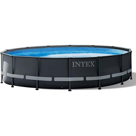 Amazon.com: Intex Greywood Prism Frame 15' x 48" Round Above Ground ...